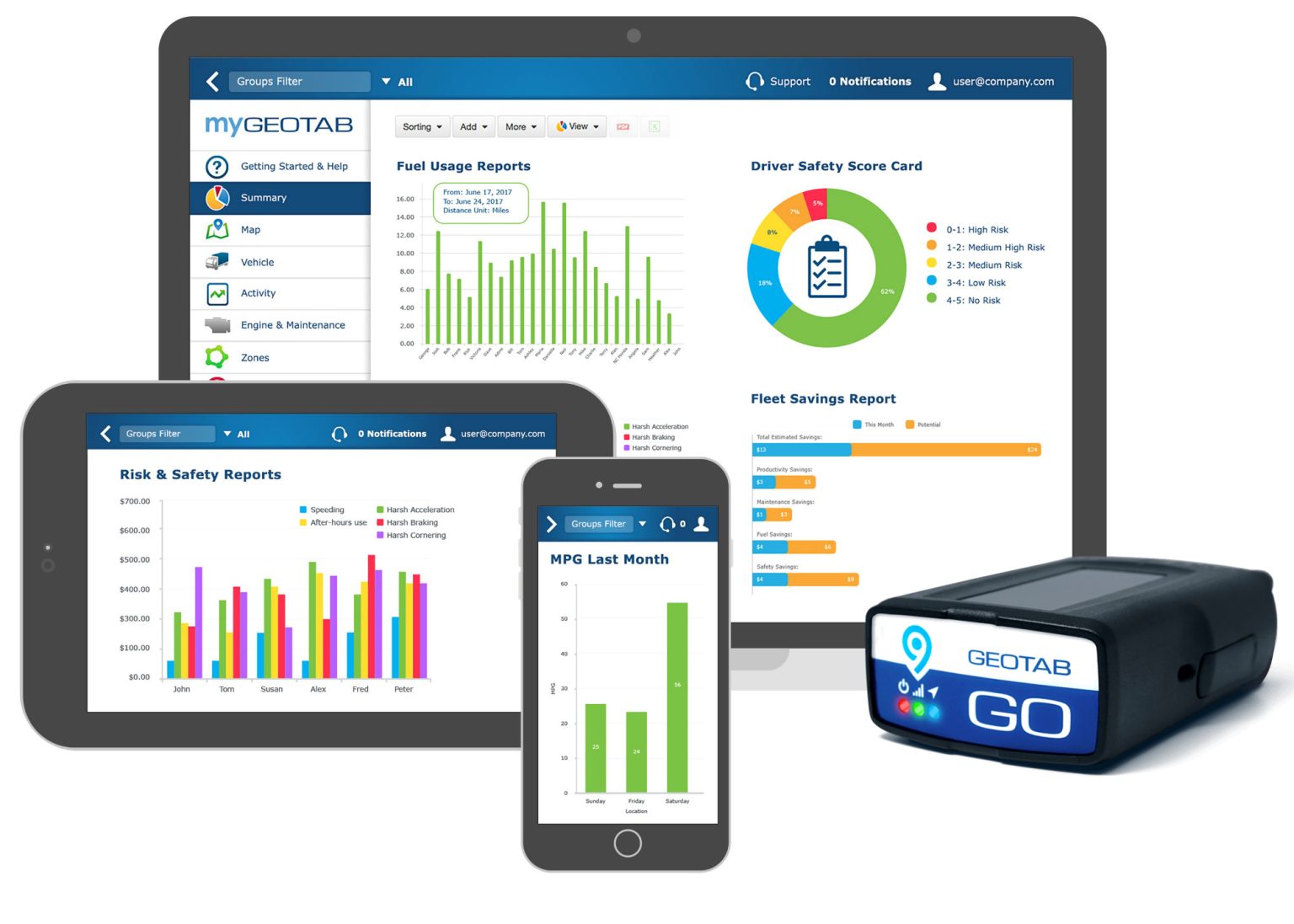 Geotab Telematics - Geotab GPS - Vehicle Tracking Device